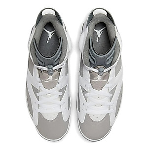 Nike Jordan Men's 6 Retro Cool Grey White/Medium Grey-Cool Grey (CT8529 100) - 9.5
