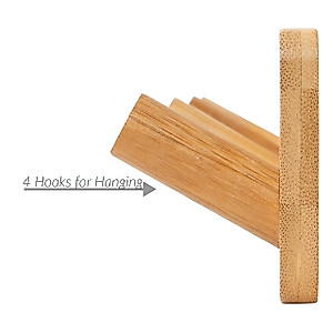 Simplify 4 Over The Door Hook | Closet | Bedroom | Bathroom | Laundry Room | Storage | Towel & Robe Hanger | Accessories Organizer | White