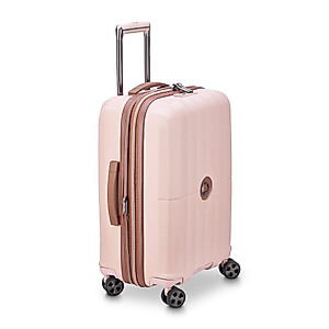 DELSEY PARIS St. Tropez Hardside Expandable Luggage with Spinner Wheels, Pink, Checked-Large 28 Inch