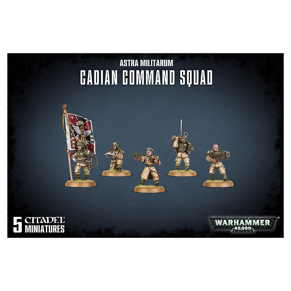 Cadian Command Squad Plastic Warhammer 40K by Games Workshop