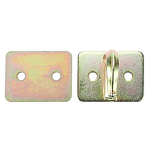 2 Pack 3/8" Tractor Bucket Grab Hook, Grade 70 Forged Steel Bolt On Grab Hooks with Backer Plate and Hardware for Tractor Bucket RV UTV Truck