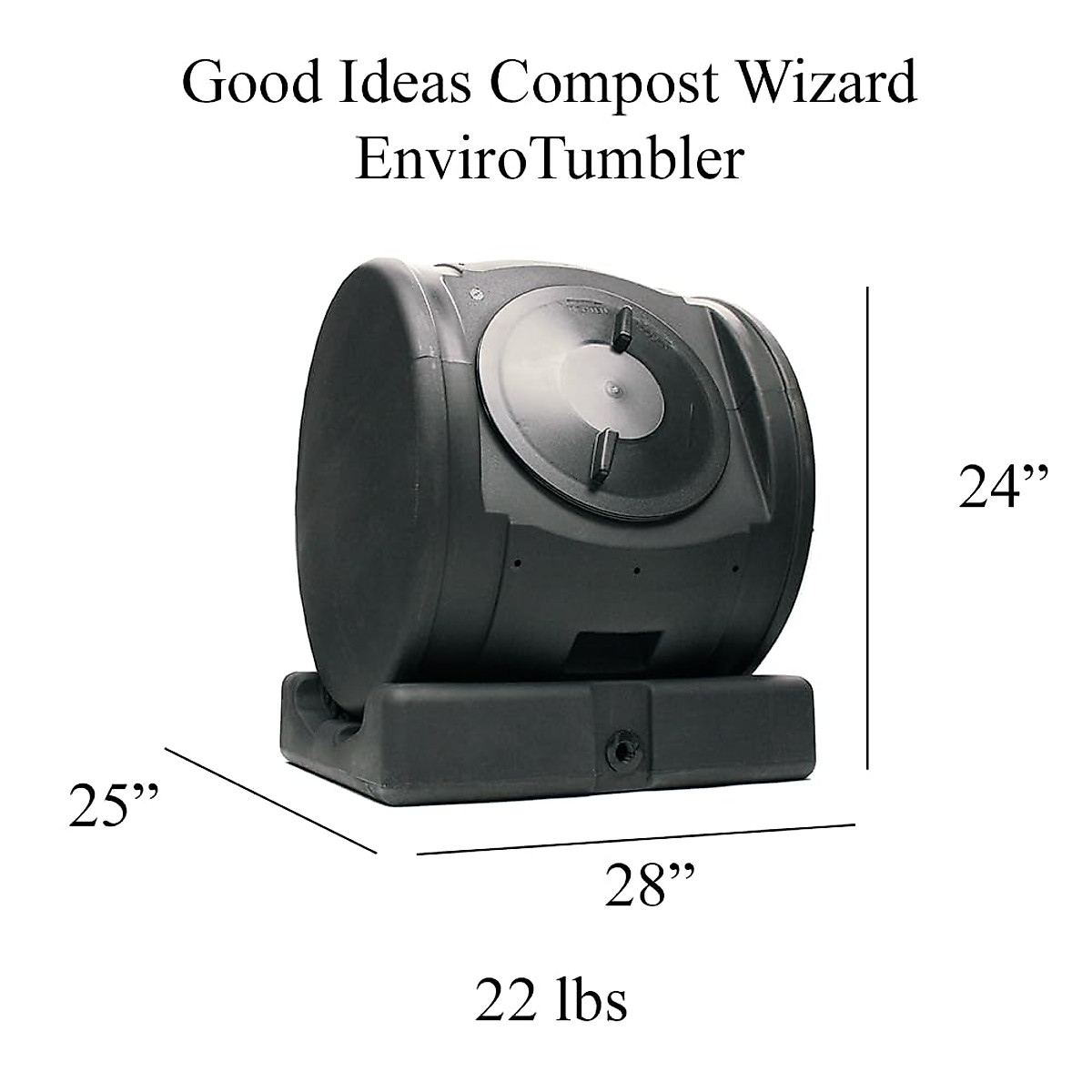 Compost Wizard EnviroTumbler - Black