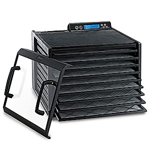 Excalibur 3948CDB Electric Food Dehydrator Machine with 48-Hour Timer, Automatic Shut Off and Temperature Control, 600 W, 9 Trays, Black