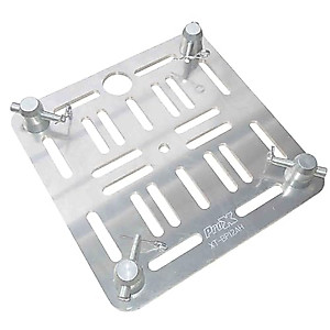 ProX XT-BP12AH 12" Aluminum 8mm Slotted Holes Truss Top Plate for F34 F32 F31 Conical Square Truss with Twist Locks and Connectors