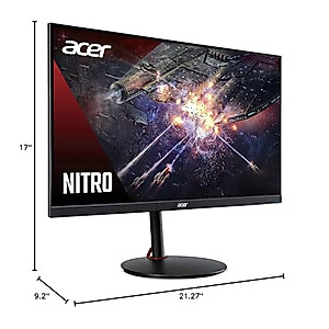 Acer Nitro XV241Y Xbmiiprx 23.8" Full HD (1920 x 1080) IPS Gaming Monitor | AMD FreeSync Premium | Up to 270Hz | Up to 0.5ms | HDR 400 | 99% sRGB | 2 HDMI 2.0 Ports & 1 Display Port