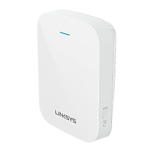 Linksys WiFi Extender, WiFi 6 Range Booster, Dual-Band Booster, Internet Repeater, 2,000 Sq. ft Coverage, Speeds up to (AX1800) 1.8Gbps - RE7310