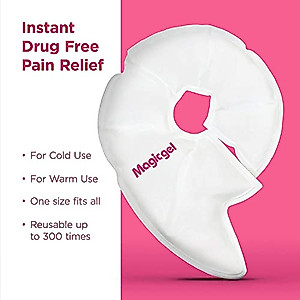 Magic Gel Luxury Breast Therapy Pack | The Breastfeeding Essentials for Nursing Mothers | Includes 2X Breast Ice Packs (Hot or Cold) for Breastfeeding or Breast Augmentation Post Surgery Pain Relief