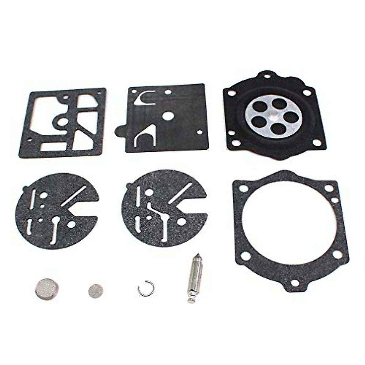 AISEN Carburetor Carb Repair Rebuild Kit for 530035127 Poulan Pro 3400 3700 3800 4000 PP375 PP385 PP395 Fuel Line Filter