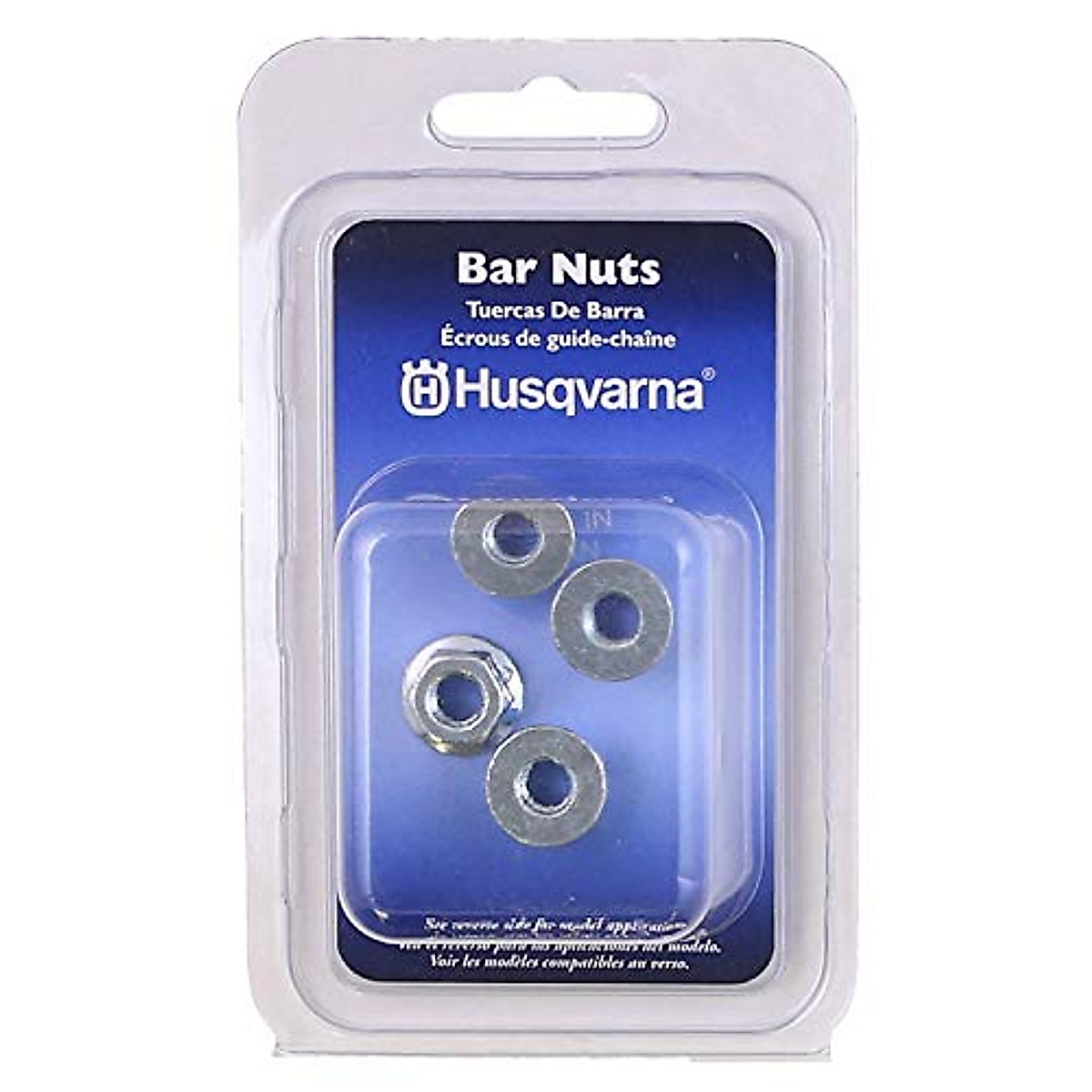 Husqvarna 531300382 Chain Saw Bar Nuts, 4 Pack