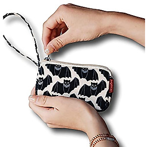 Bungalow 360 Canvas Clutch Coin Purse (BAT)