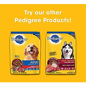 PEDIGREE Complete Nutrition Adult Dry Dog Food Roasted Chicken, Rice & Vegetable Flavor Dog Kibble, 46.8 lb.Bag