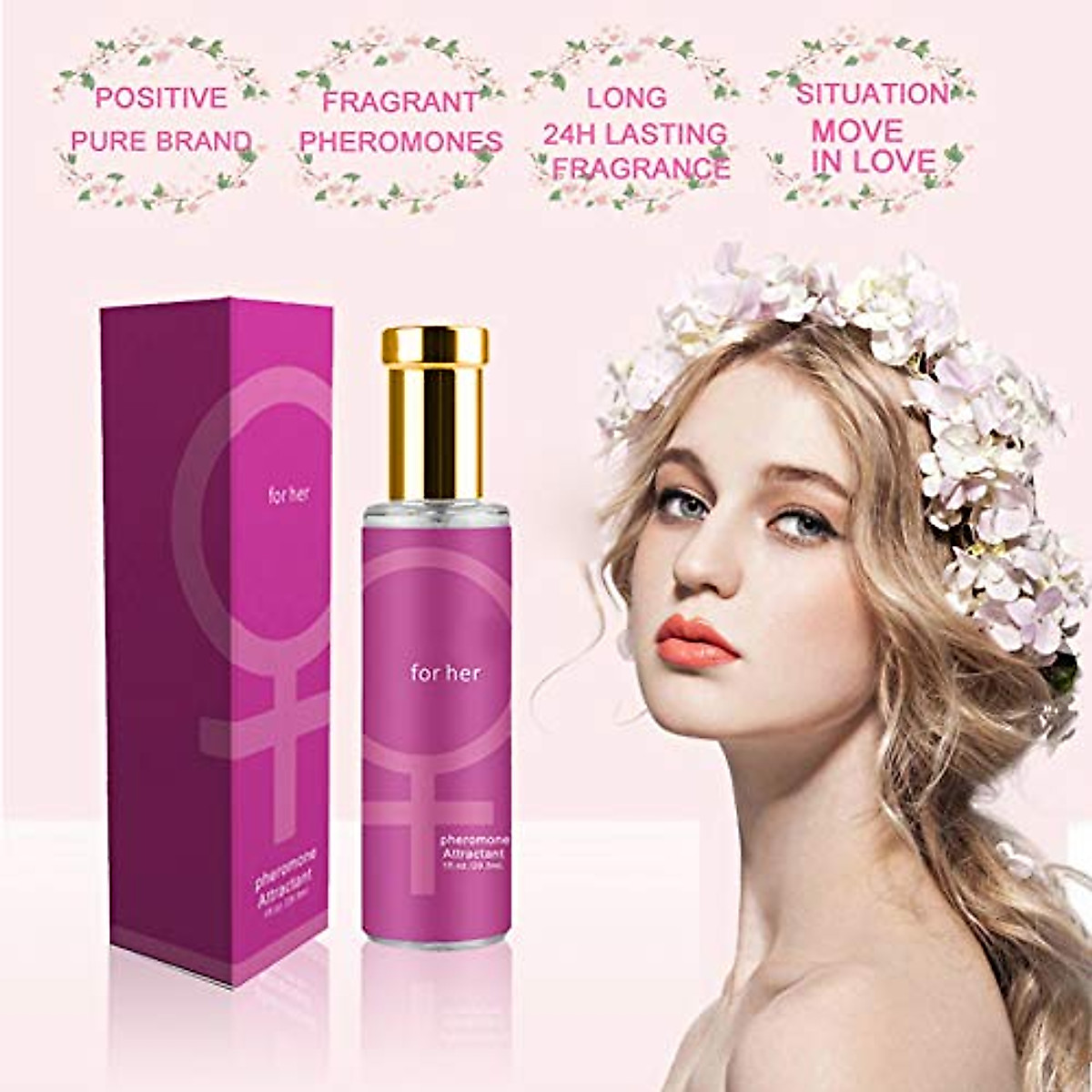 Perfume Spray for Women [Attract Men] Pheromones to Attract Women for Men - Body Perfume Fragrance - Extra Strength Human Pheromones Formula By Zhengpin