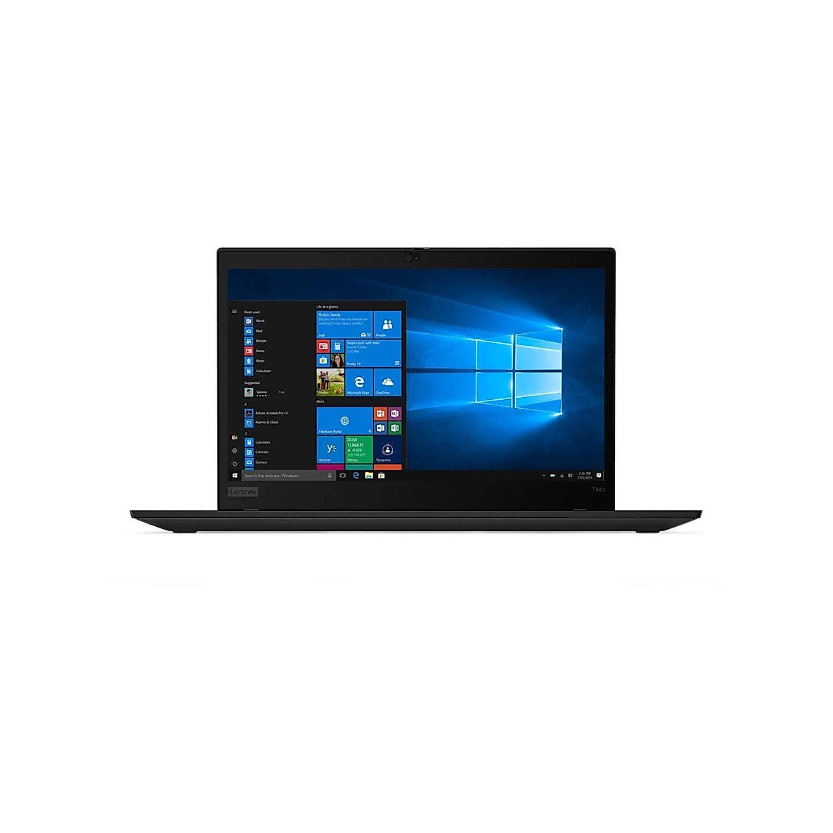 Lenovo ThinkPad T14s Gen 1 20T0 - Core i5 10210U / 1.6 GHz - Win 10 Pro 64-bit - 8 GB RAM - 256 GB SSD - 14" IPS 1920 x 1080 (Full HD) - UHD Graphics - Bluetooth, Wi-Fi - Black - kbd: US