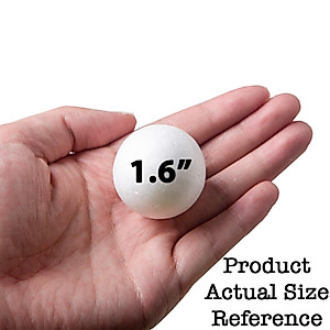 240 Pack Styrofoam Balls -Craft Foam Balls -Foam Craft Balls -Foam Balls For Arts and Crafts, DIY Craft For Home, School Craft Project -240 Bulk Styrofoam Balls, 4 sizes .8’’, 1.2’’, 1.6’’, 2’’ Inches