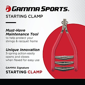 Gamma Sports Starting Clamp, Red/Silver