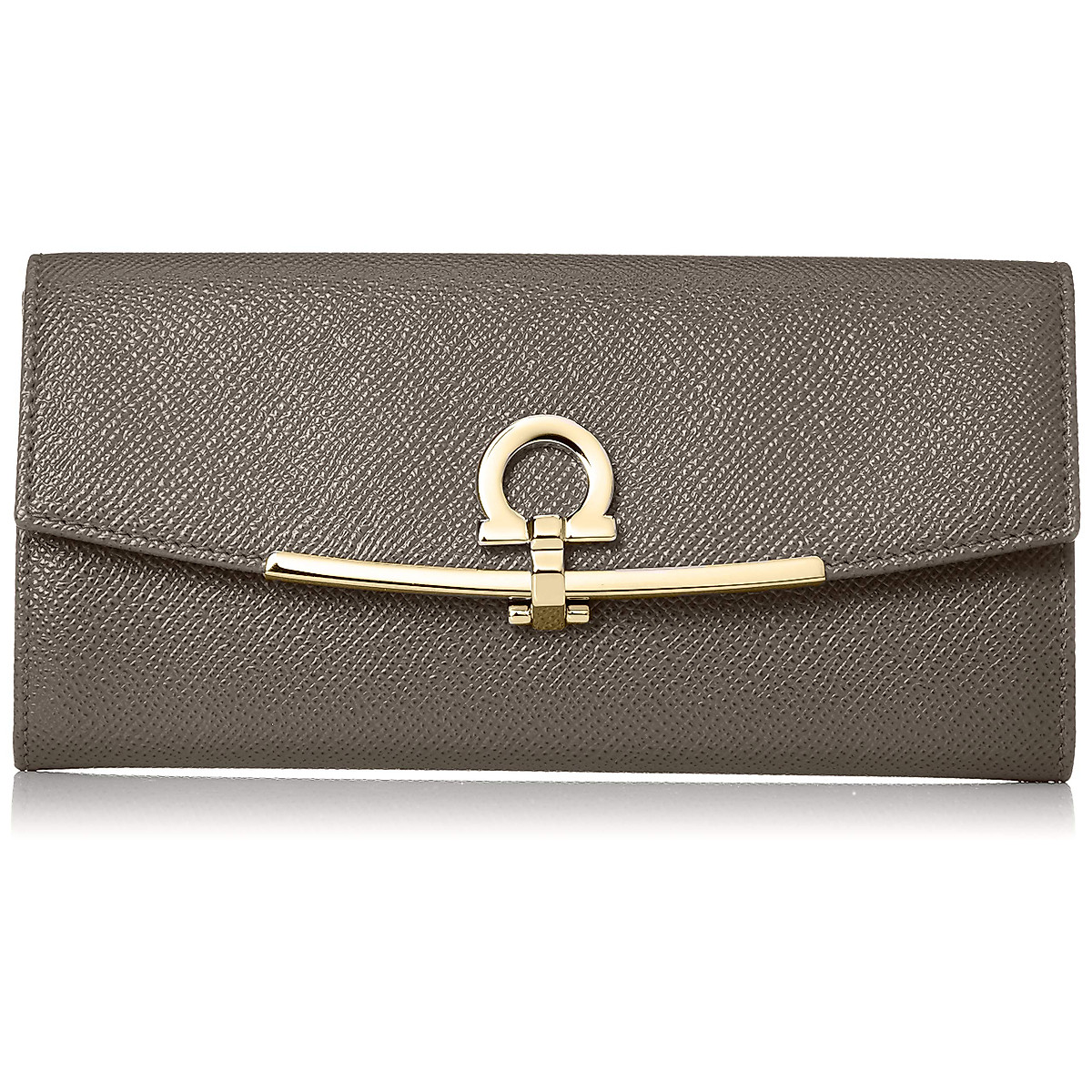 Salvatore Ferragamo 22D150 Gancini Genuine Leather Wallet 22D150-714922 CARAWAYSEED