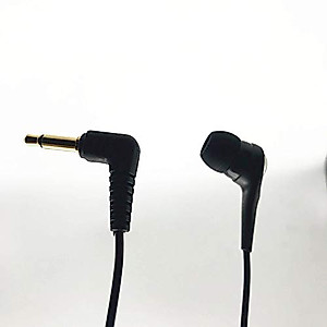 LINHUIPAD K2 Single-Side Earphone Economical Mono Earbuds in Ear Noise Isolating Headphone,3.5mm Plug Reinforced Cord Compatible Android Smartphones MP3 Players