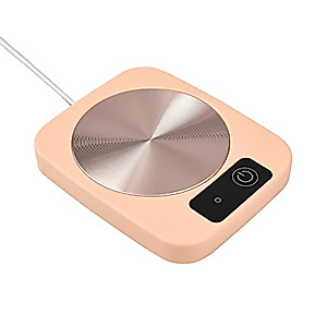 SWIMERY Mug Warmer - Coffee Mug Warmer Keep a Constant Temperature of 135℉ - Coffee Cup Warmer for Cocoa Tea Water and Milk （No Cup）, Pink