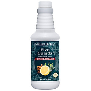 Natural Riches Household Cleaner Concentrate Five Guards from The Tales of French stories of Thieves Essential oil blend household cleaner - 16 fl oz