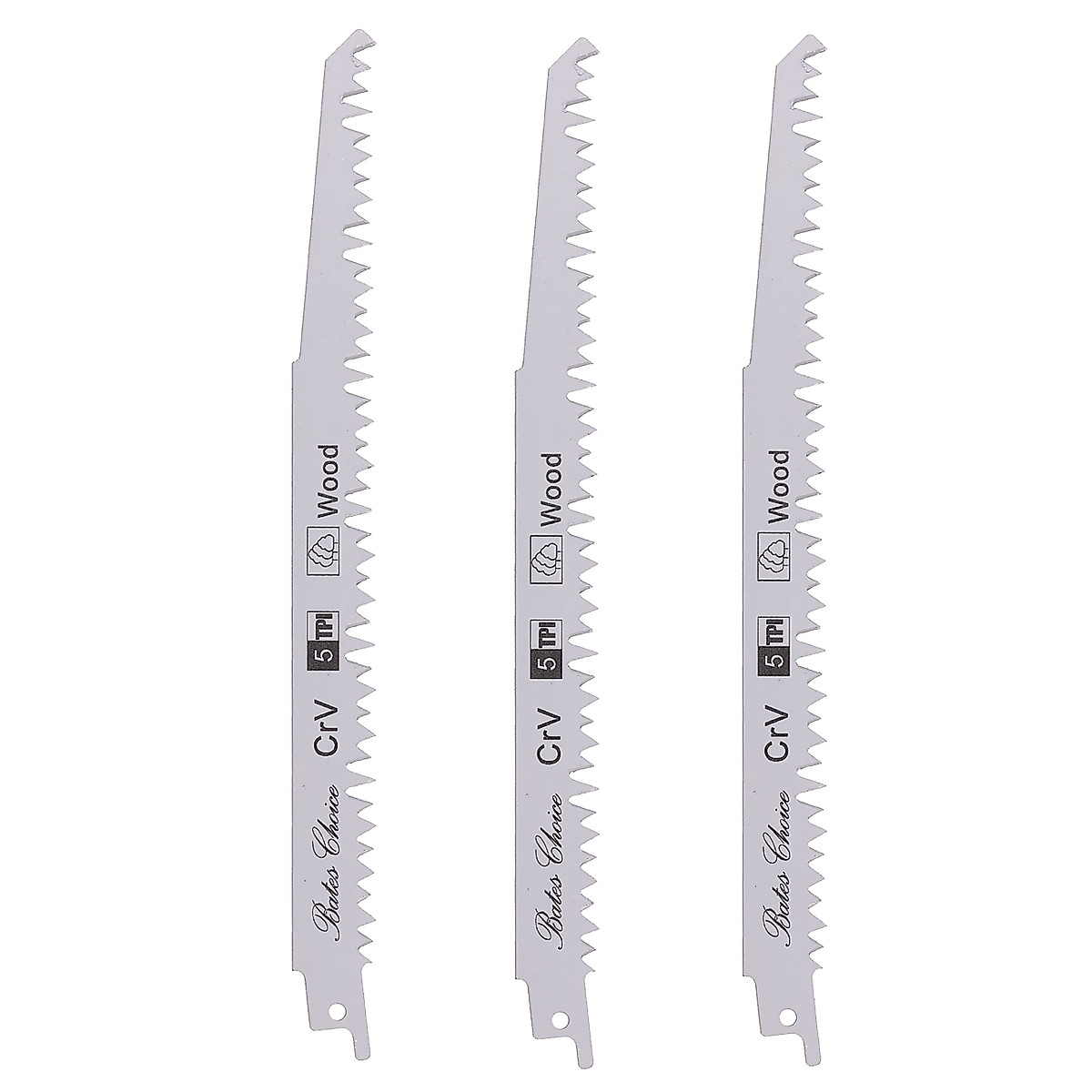 Bates- Wood Pruning Reciprocating Saw Blades, 9 Inch, 3 Pack, Sawzall Blades, Reciprocating Saw Blades, Sawzall Pruning Blades, Pruning Blade for Reciprocating Saw, Wood Saw Blades