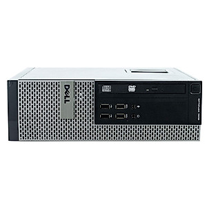 Dell Optiplex 7010 PC with 24 FHD Dell Monitor, Wireless Keyboard, WiFi, Intel i5, 8GB Memory, 240GB SSD Storage, Windows 10 (Renewed)
