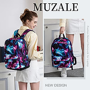 Backpack for Girls - School Backpack for Girls & Teen Girls Water Resistant Backpack with Laptop & Bottle Side Pockets Bookbag for Elementary Middle High School School Bag for Gym Sports