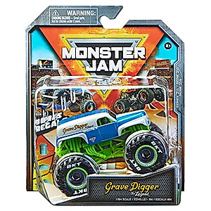 Monster Jam Grave Digger The Legend Series 24 Truck 1:64 Scale
