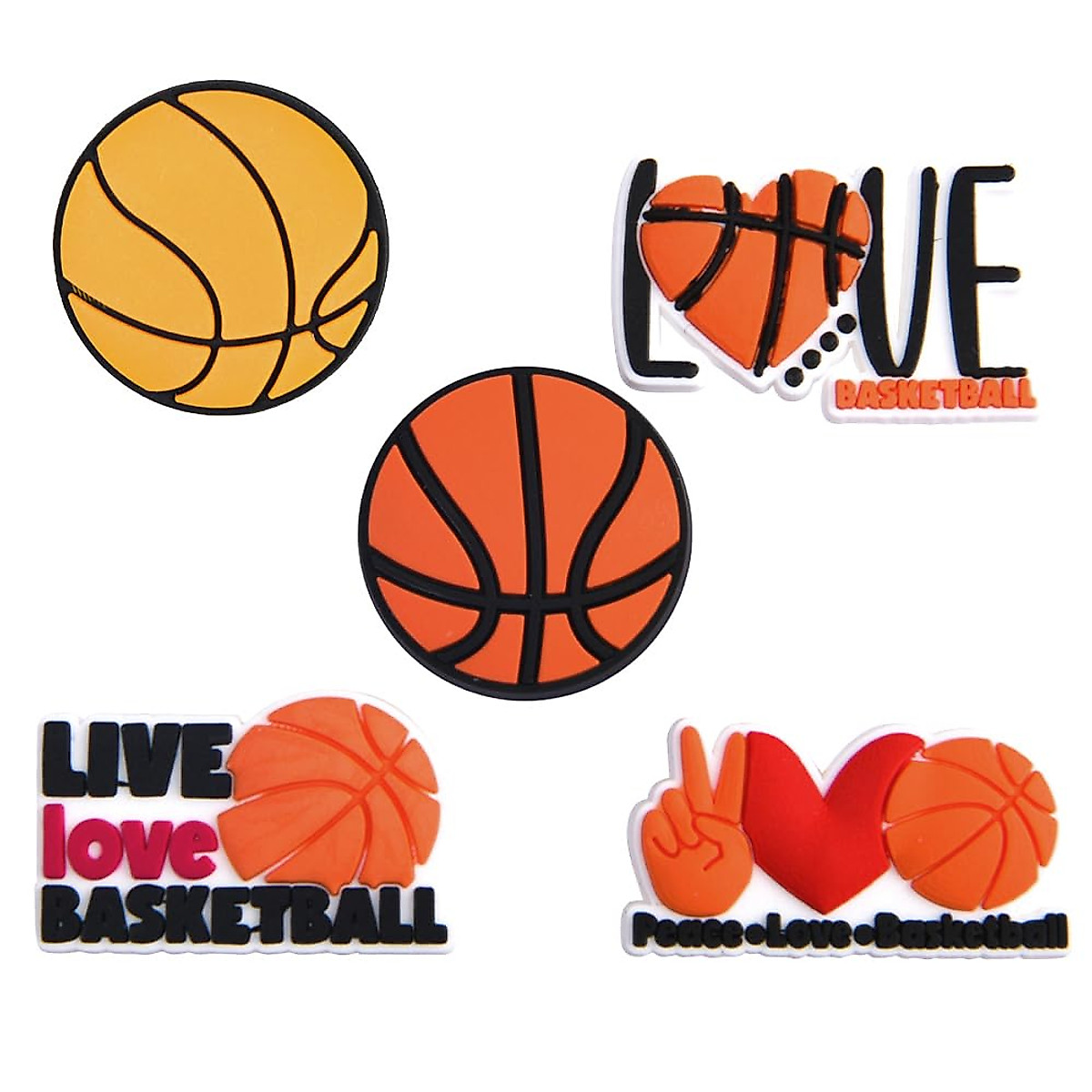 WSPXX 30 Pieces Baseball Ball Shoe Charms Boys Girls Kids Sports Exercise Shoes Decorations Charms