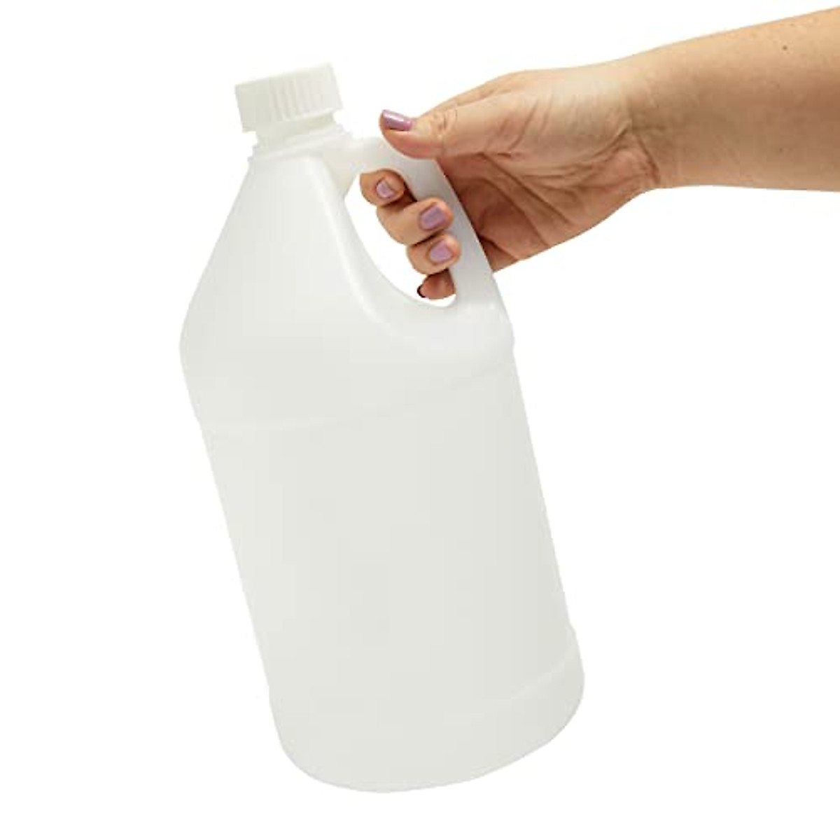 Built Industrial 2 Pack Refillable Plastic Gallon Jugs with Lids and Funnel, 4.9 x 5.3 Funnel