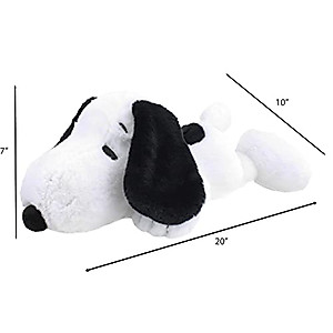 Animal Adventure Peanuts 20" Collectible Plush Snoopy,Black