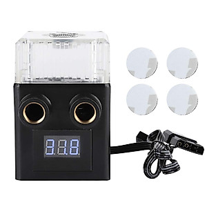 G1/4 Thread PC Water Cooling Pump With Temperature Display, 450L/H Integrated , Ceramic Bearing, Three phase Motor, Large 4P D port, Support PWM Automatic Temperature Control