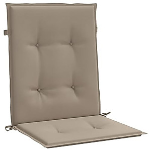 ULUYYUC Garden Chair Cushions 2 pcs Taupe 39.4"x19.7"x1.2",Universal Cushions for Outdoor Furniture Patio Chair Cushion Suitable for Sofa,Floor Cushion,Sun,Garden Chair