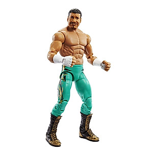 Mattel WWE Eddie Guerrero Elite Collection Action Figure, 6-inch Posable Collectible Gift for WWE Fans Ages 8 Years Old & Up