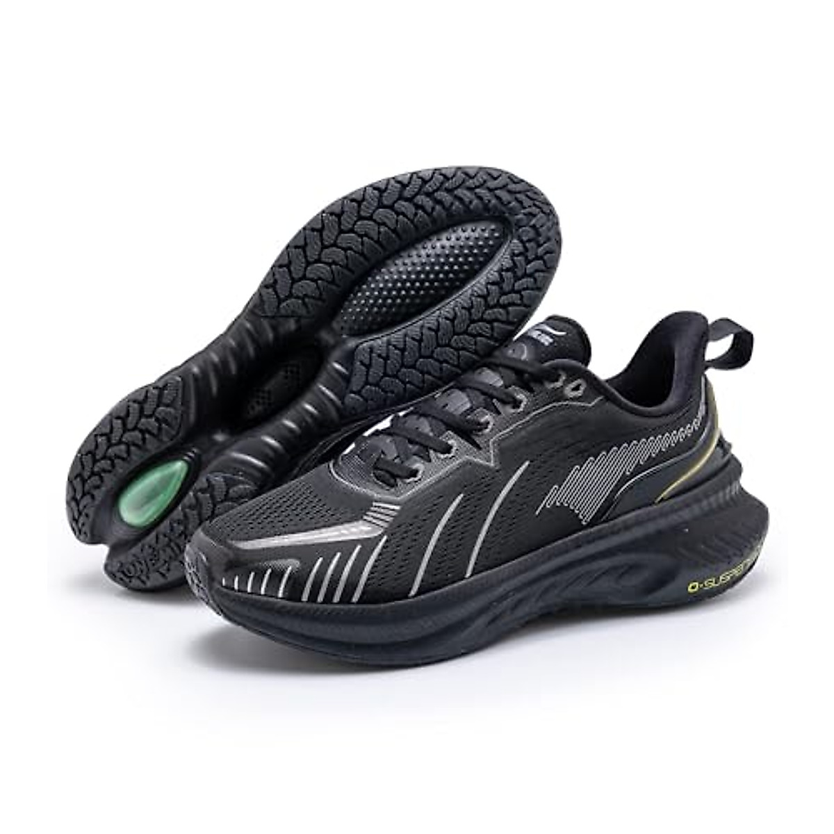 Mens Workout Shoes for Gym Lifting Cross Trainer Comfortable Crossfit Wide Toe Box Athletic Sports Running Shoes Black Size US Men 8.5