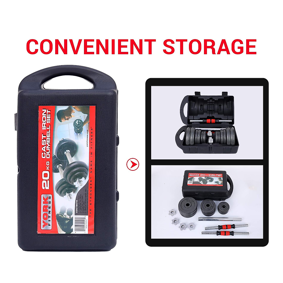 Nice C Adjustable Dumbbells, Barbell Weight Set, Dumbbell Set, Weights Adjustable 22/33/44/66/105 Lbs Home Gym 2 in 1, Anti-Slip Handle, All-Purpose, Office, Fitness