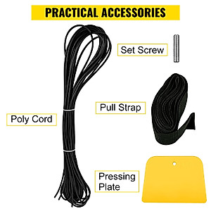 VEVOR RV Awning 15' Camper Awning Fabric, Trailer Awning Canopy Patio Camping Car Awning, Durable 15oz Vinyl Roller Tube for RV, Van, SUV, Patio Awning Replacement Ocean Blue Fade