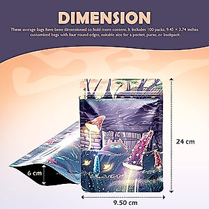 River Bear Pack Custom-Design 3.5 Bags Nature Design Zip Lock Resealable Stand-up Packaging Pouch Reusable Safe Food Storage Food Ornaments Jewelry Accessories Size 9.45 X 3.74 inches 720.0 grams