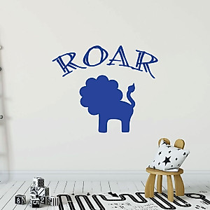 Children's Room Wall Decal - Lion Roar- Boys or Girl's Bedroom Decoration, Playroom or Nursery Room Decor