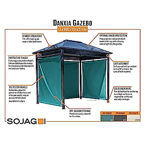 Sojag Danxia Cream 7 Ft. X 9 Ft. Gazebo