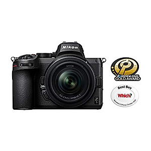 Nikon Z5 + Z 24-50mm Mirrorless Camera Kit (273-point Hybrid AF, 5-axis in-Body Optical Image stabilisation, 4K Movies, Dual Card Slots) VOA040K001