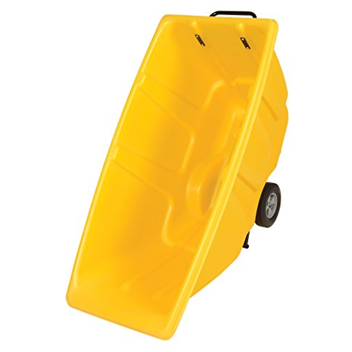 Vestil TDT-50-LD-YELLOW Plastic Light Duty Tilt Truck 1/2 Cubic Yard 450 Lb. Capacity Yellow