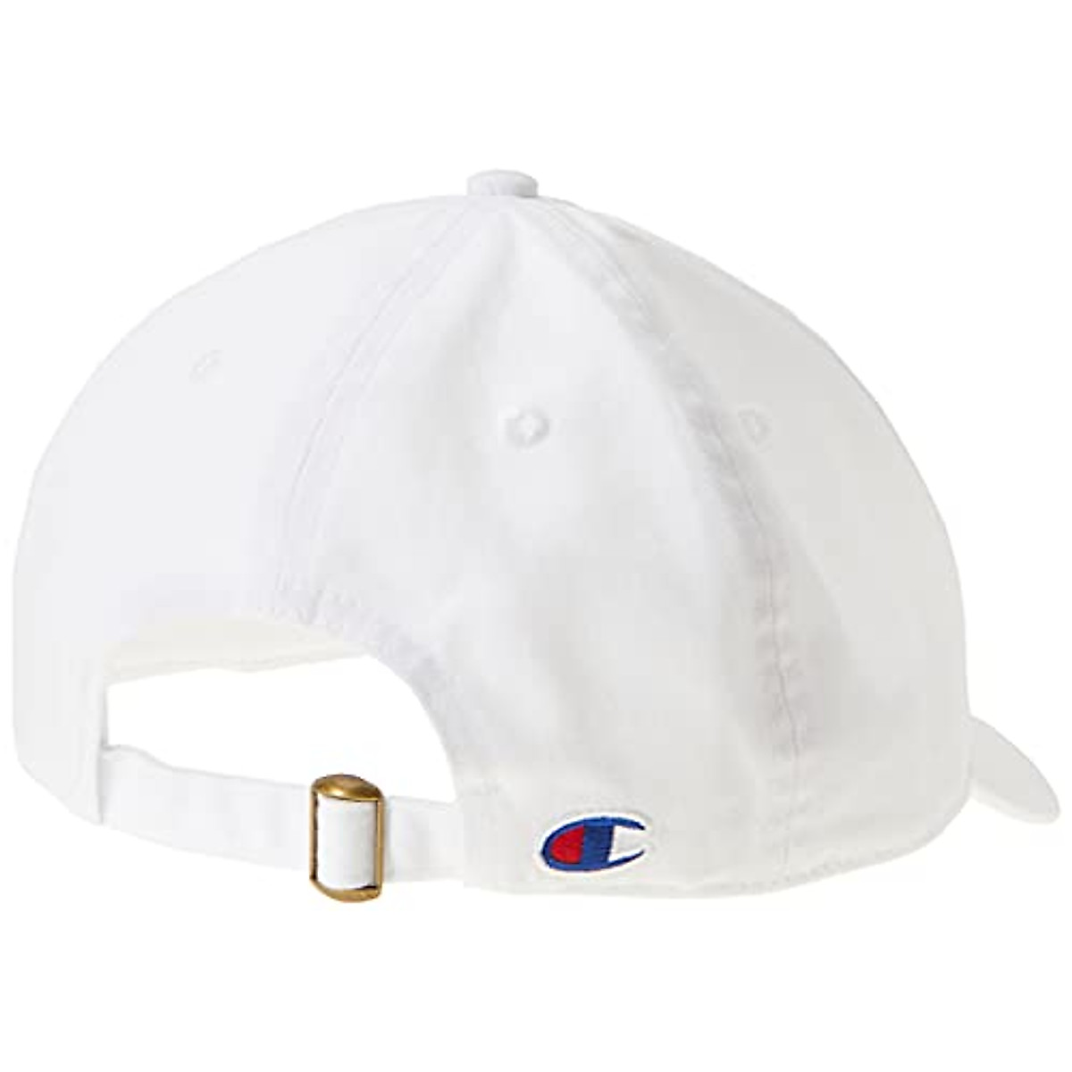 Champion unisex adult Ameritage Dad Adjustable Cap Headband, Medium White, One Size US