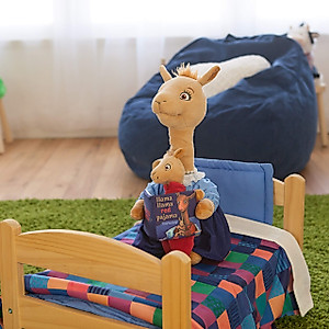 Cuddle Barn - Animated Mama Llama | Talking Stuffed Animal Plush Toy Recites Popular Children's Book Llama Llama Red Pajama by Anna Dewdney | Head and Mouth Moves, 14"