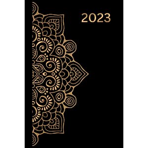2023: One Page Per Day Planner Notebook | 365 Days Minimalist Journal | 2023 Calendar Book | 6x9 Organizer Daily Diary Lined Pages