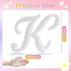 ALKNOT Decorative Lettering Charms for Bogg Bag, Alphabet Lettering Accessories, Decorative Bogg Bag Charms Insert Alphabet Lettering, Alphabet 3D Letters for Personalizing Handbag DIY White