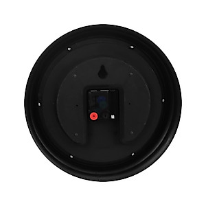 12 Inch Wall Clock, Classic Number Clocks, Decorative Clocks, Time & Day of The Week Wall Clock, Modern Round Clock for Home, Kitchen, Bathroom, Garden, Office(Bronze)