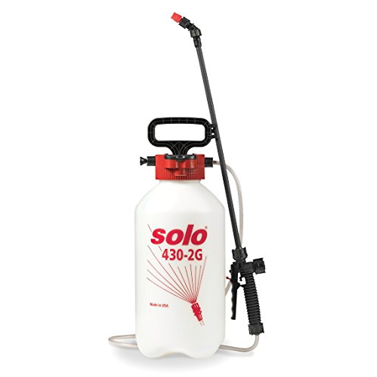 Solo 430-2G 2-Gallon Farm and Garden Sprayer with Nozzle Tips for Multiple Spraying Needs