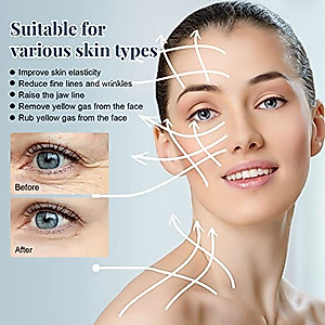 Proform Korean Soluble Protein Thread, Absorbable Collagen Thread for Face Lift, Nano Gold Soluble Protein Thread Strips, Soluble Protein Thread Lifting Instant Face Protein Thread (60PCS)