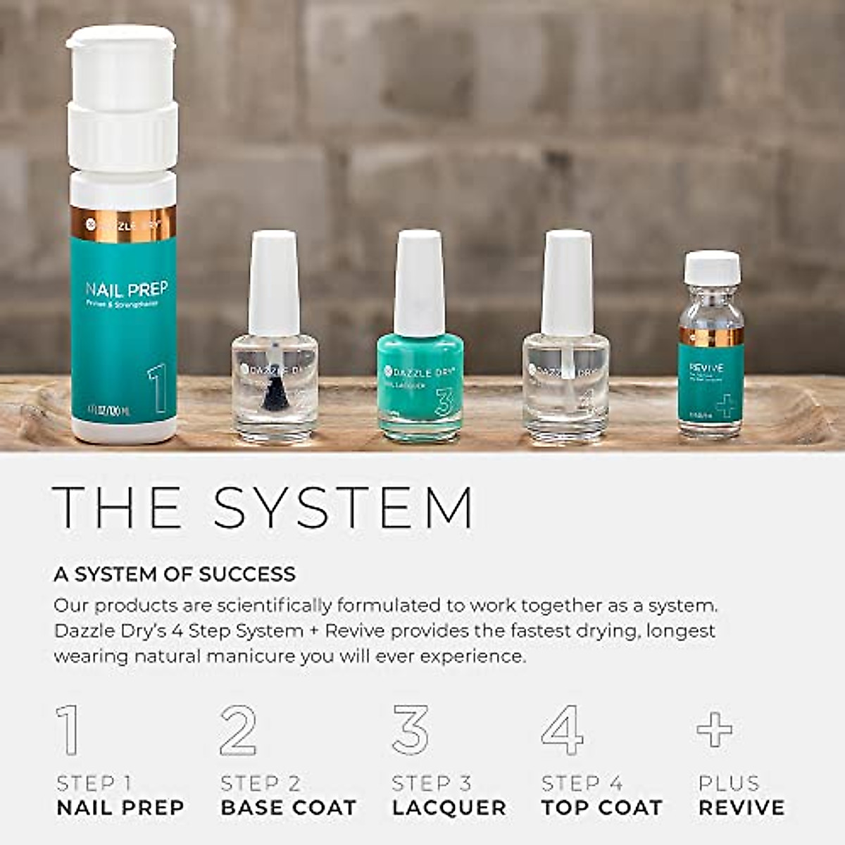 Dazzle Dry Step 2 - Base Coat, 0.5 oz (15 mL)