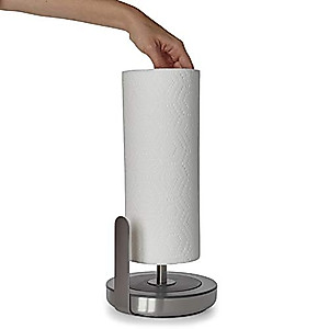 KitchenAid Classic Stainless Steel Paper Towel Holder, 13-Inch, Charcoal